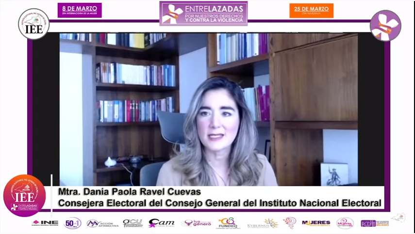 Consejera del INE, Dania Ravel, habla sobre la participación de las ...